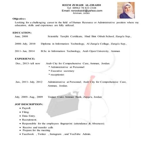 Reems CV | DOCX