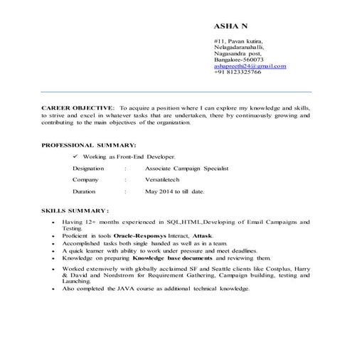 Neeraj Kumar Cv | DOC