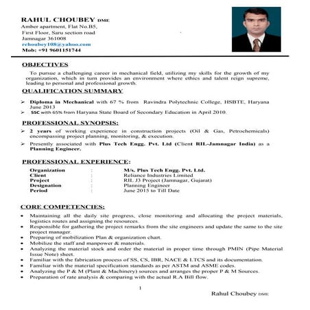 CV@RAHUL | DOC