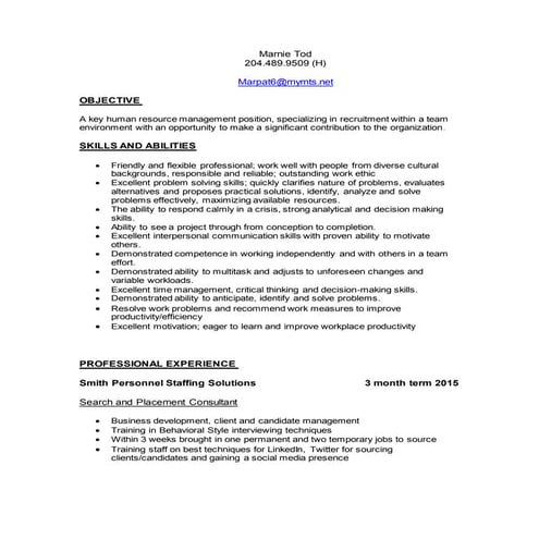 Tanya Mitchell 2016 Resume | DOCX