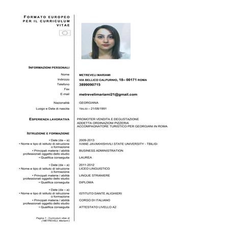 cv mariam | PDF