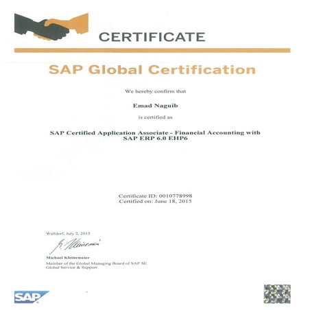 Certificate | PDF