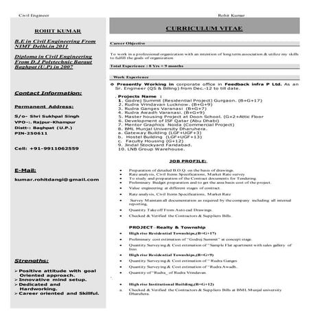 CV_QS_Rohit Kumar | PDF