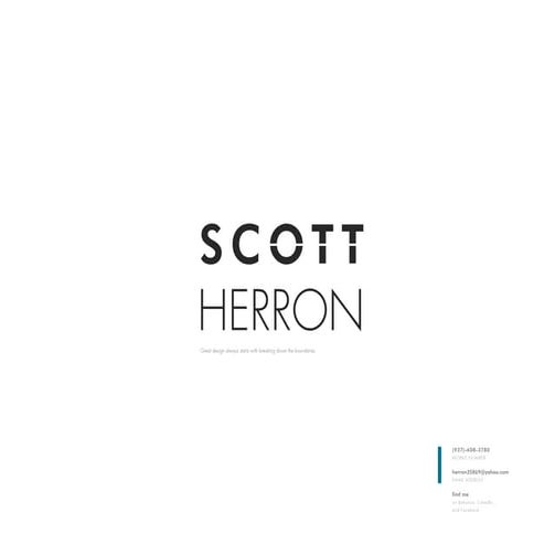 Scott_Herron_Portfolio | PPT