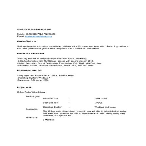 Copy of POONAM RESUME | DOC