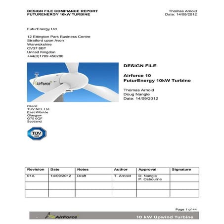 Wind turbine - Design file report | PDF
