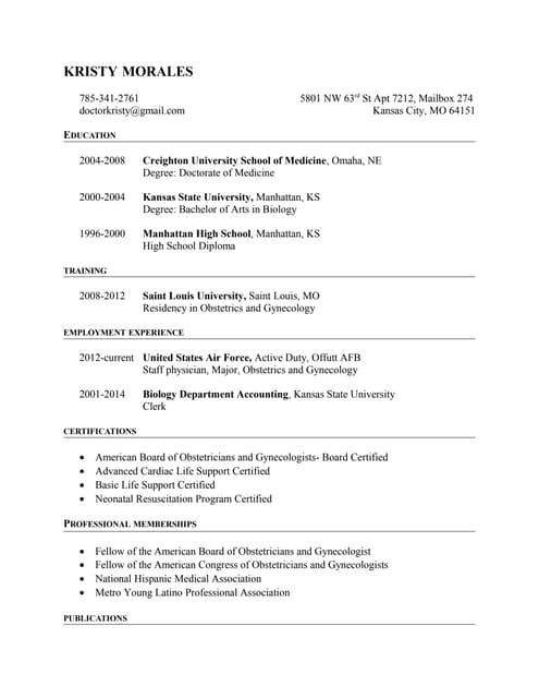 Curriculum vitae | PDF