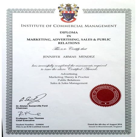 ICM Diploma | PDF