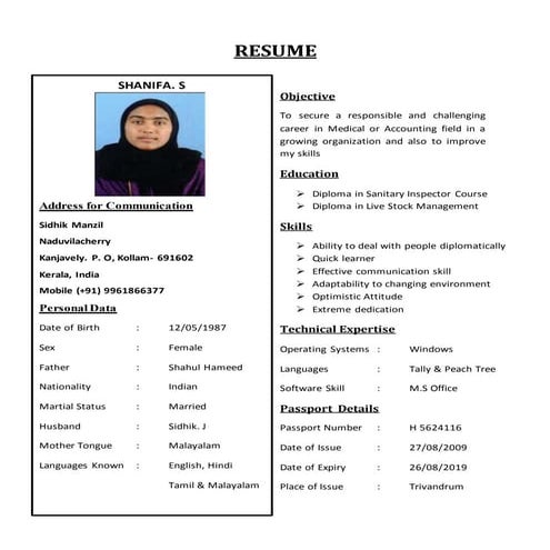 RESUME SHANIFA (1) | DOCX