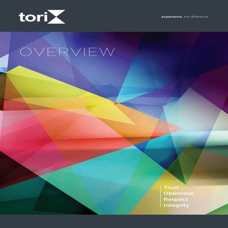 1. TORI Global Overview Brochure 2016 | PDF