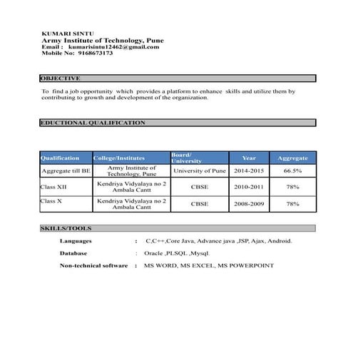 Harish_resume | DOC