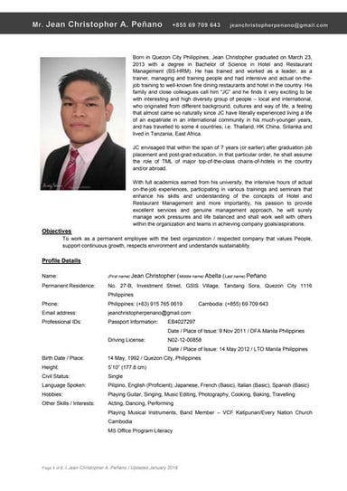 Ramon mitra resume | PDF