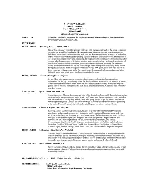 Events Coordinator-Recreation Assistant Resume | PDF