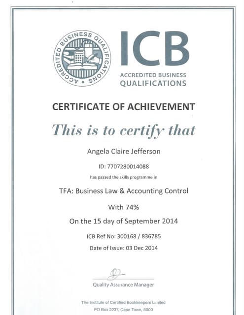 Confirmation of TFA qualification | PDF