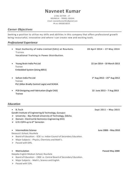 priya resume final | DOCX | Technology & Computing