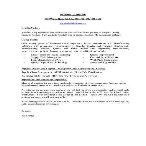 Mike Carter Resume | DOC