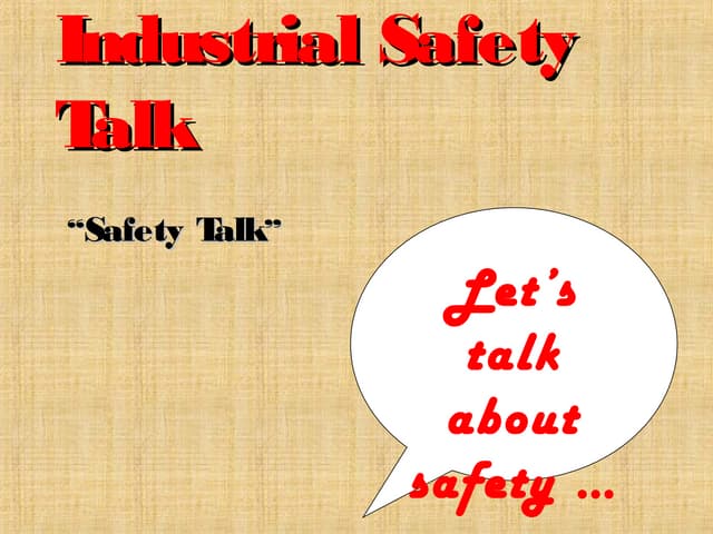 Industrial Safety Posters Ppt