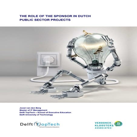 The role of the sponsor in successful public sector projects | PDF ...