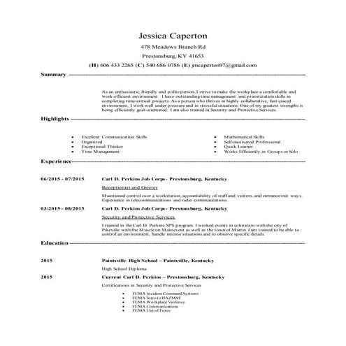 Resume Current2.0 | PDF