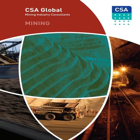 CSA Global Mining Brochure 2017 | PDF