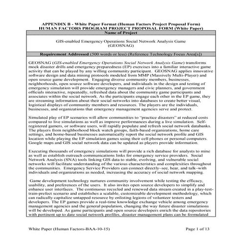 BAA 10-15 Writing Sample | PDF