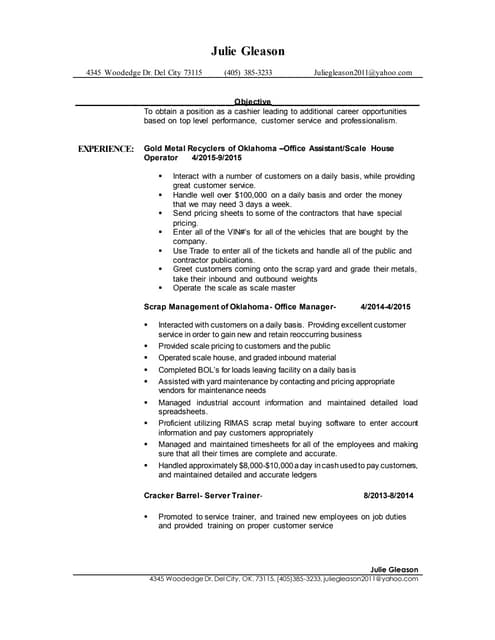 Judy's Resume | PDF