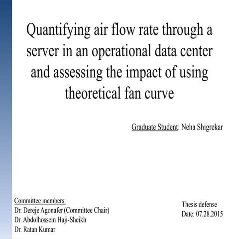 Thesis Defense Presentation Summer 2015 | PPTX