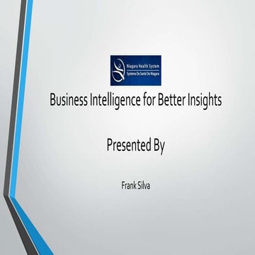 Business Intelligence for Better Insights | PPT