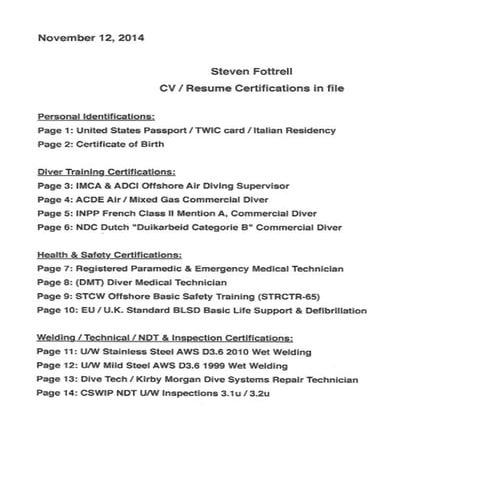 S. Fottrell Certification Copies | PDF