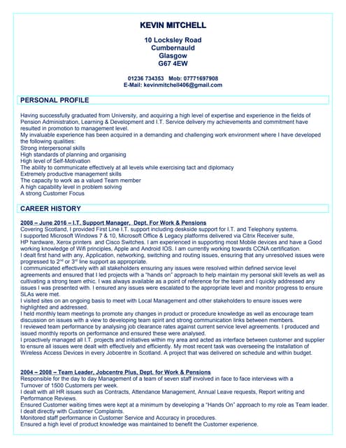 CV - N Fulton 2 | PDF