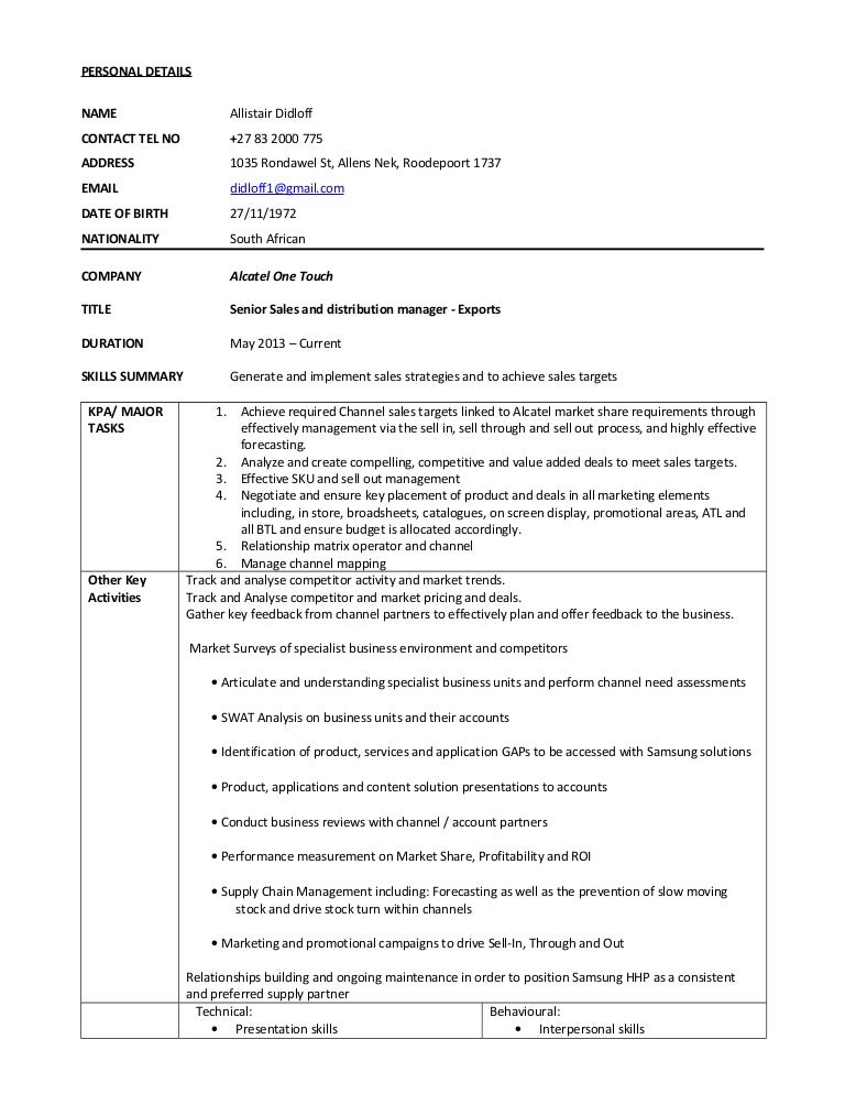 Al CV updated Aug 2013