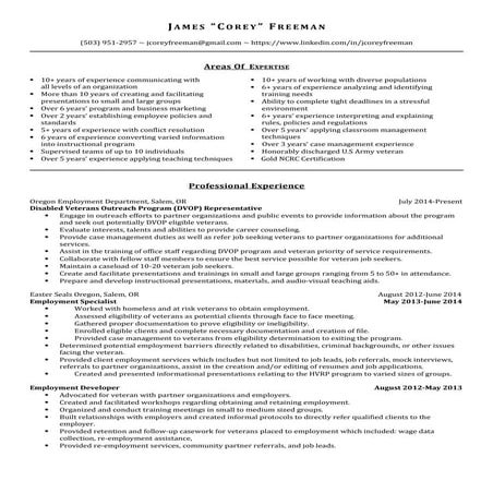 Freeman Resume Training and Development | PDF