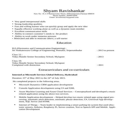 My Professional CV - Suman Raj, S.si