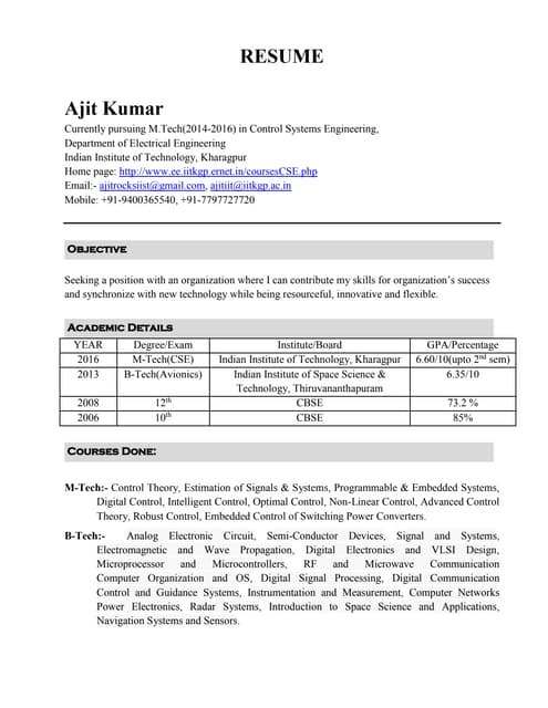 Dinesh Resume | PDF | Mechanical and Industrial Engineering Industry | Industries