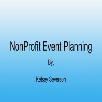 Committee's for Event planning | PPTX