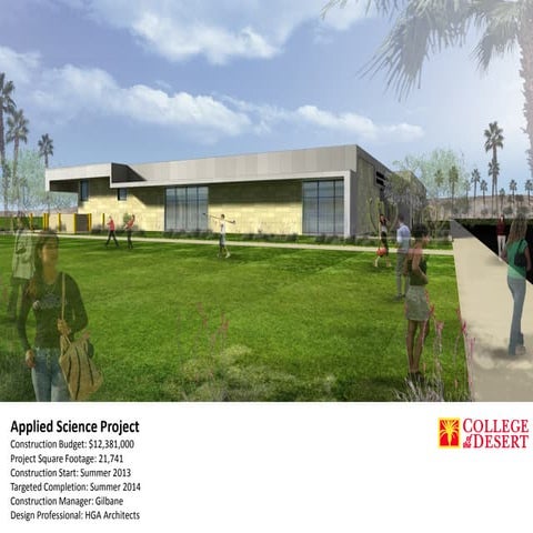 Applied Science Design Drawings & Exterior Bldg Photos 2014 | PDF
