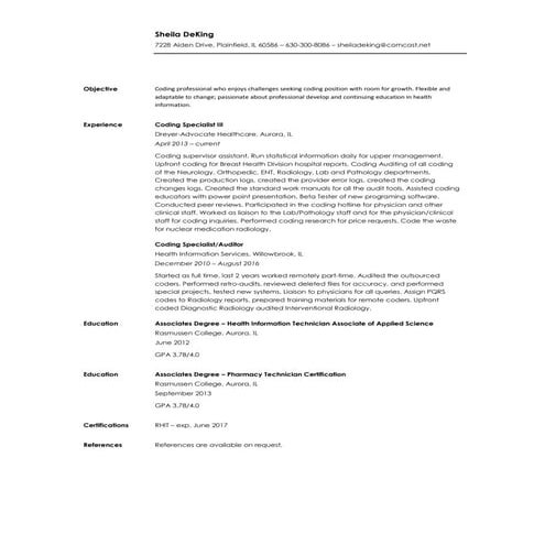 Ronald Knowles Resume | DOCX