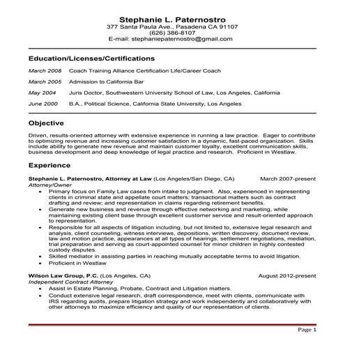 SLP resume all encompassing | PDF