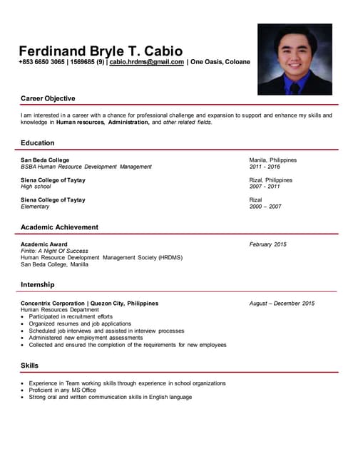 Resume Jenny | PDF