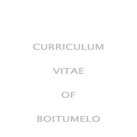 CURRICULUM B. Lesabane | DOCX