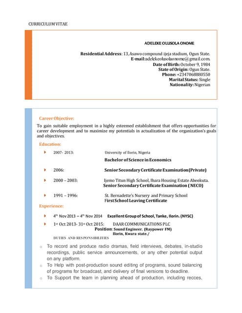 Roni_cv | PDF | Business | Business and Finance