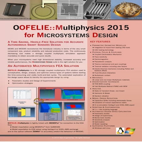OOFELIE for Microsystems Design - 2015 | PDF
