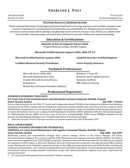 Char Potts Resume | PDF