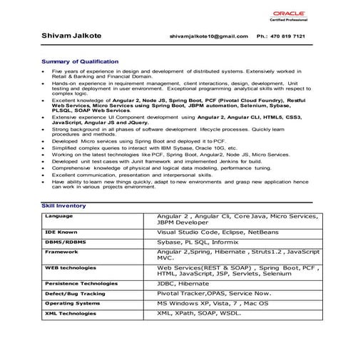 Resume_Shivam | DOCX