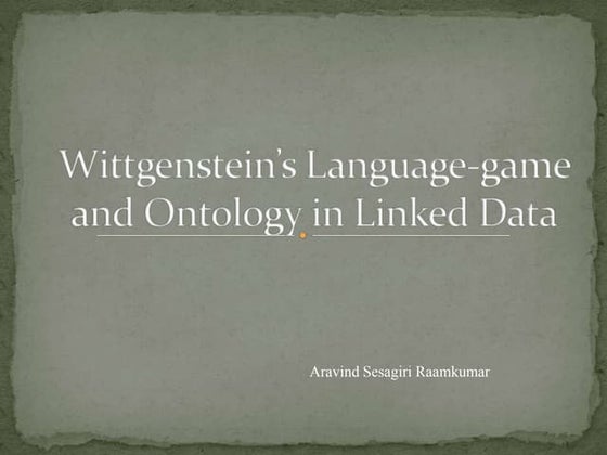 Wittgenstein | PPT