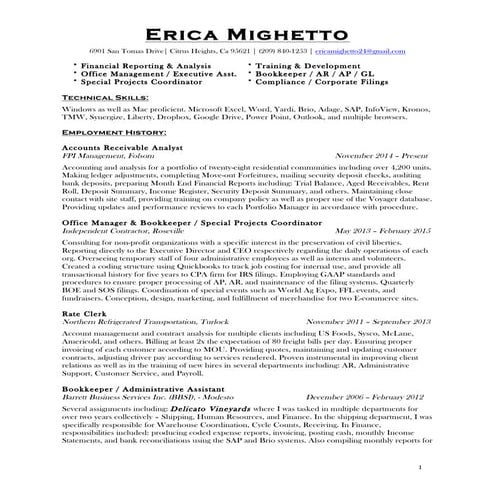 Erika Resume | DOCX