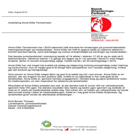 Anbefaling DOF | PDF