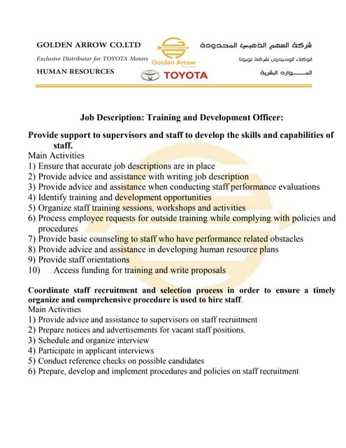 Recruitment manager job description | PDF