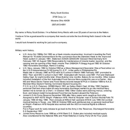 Ricky Scott Sickles resume3 | PDF