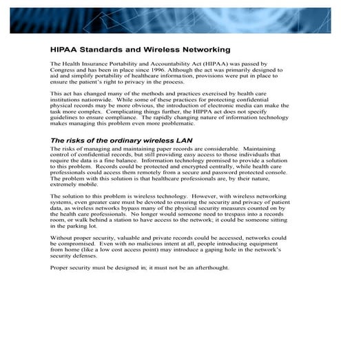 HIPAA | PDF